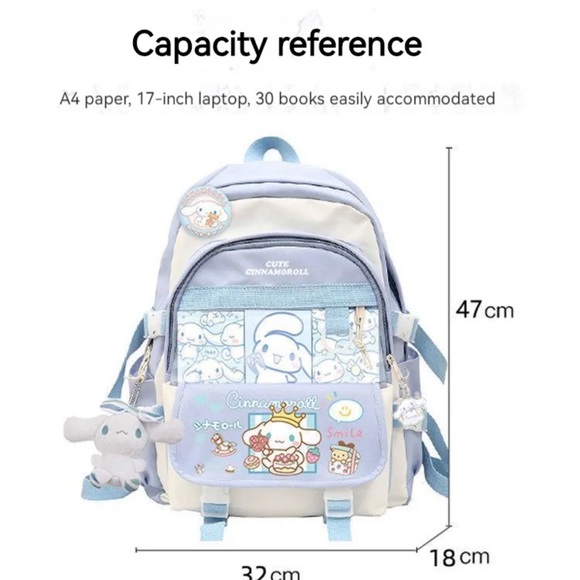 Hello Kitty | Bags | Cinnamoroll Large Backpack | Poshmark